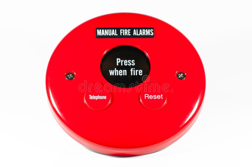 Manual Fire Alarm Button for Emergency Situations in Public Buildings ...
