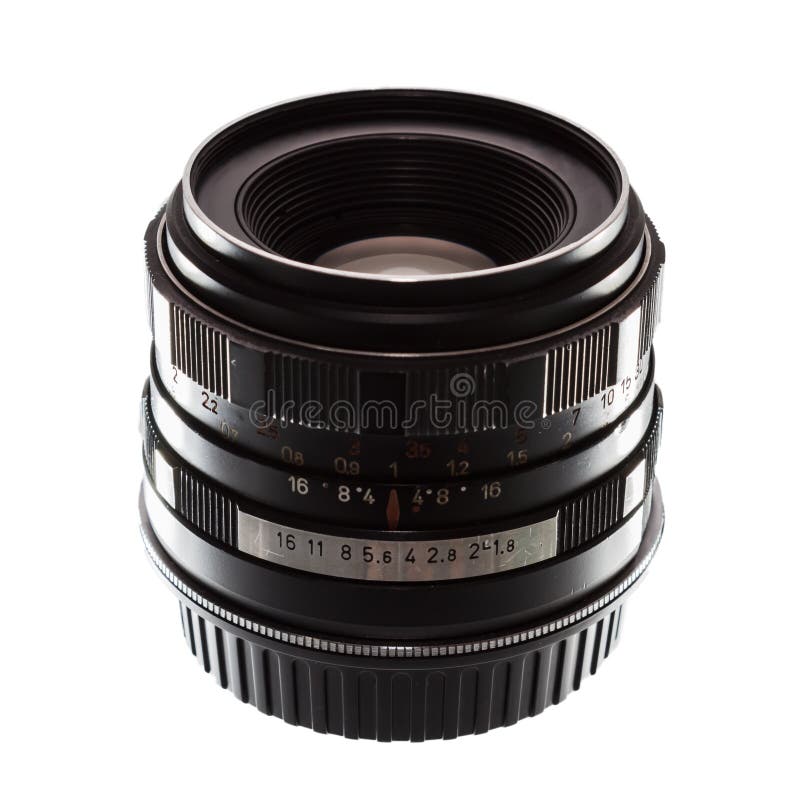 Manual focus lens stock photo. Image of aperture, detail - 46507640