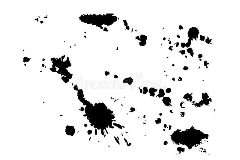 Vector Manual Hand Draw Sketch, Splat Splash and Streak Stock Vector ...