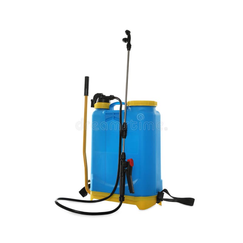 Manual Insecticide Sprayer Isolated On White. Pest Control Stock Image ...