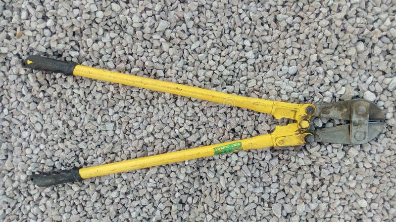 Iron Rod Cutting Machine with Fire Flakes Stock Photo - Image of ...