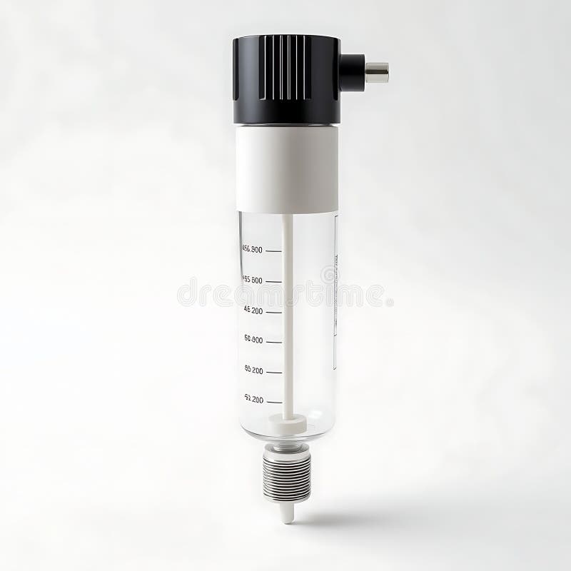 A Manual IV Flow Regulator with an Adjustable Clamp Displayed on a ...