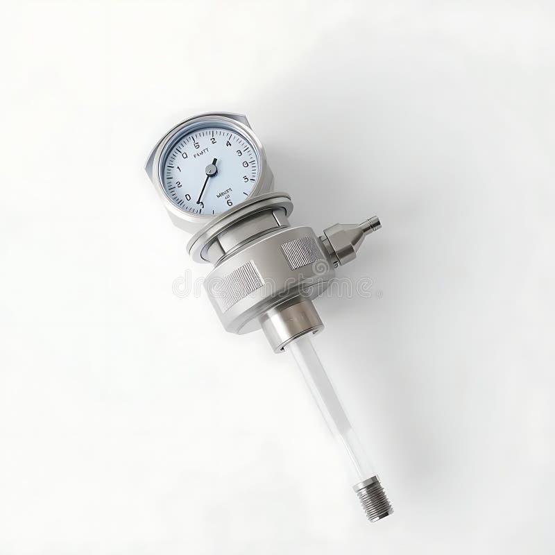A Manual IV Flow Regulator with an Easy To Use Clamp Placed on a Plain ...