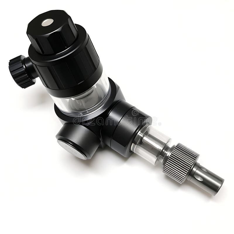 A Manual IV Flow Regulator with an Easy To Use Clamp Placed on a Plain ...