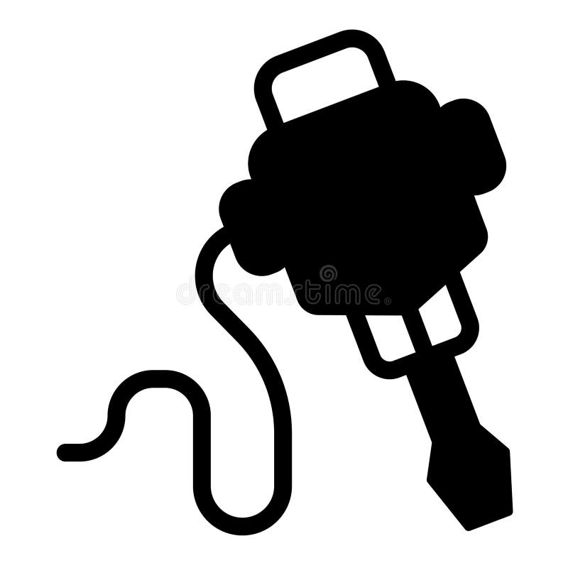 Jackhammer Icon Vector Sign Stock Illustrations – 3,090 Jackhammer Icon ...