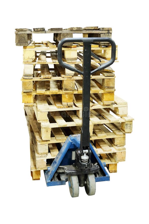 Manual loader stock image. Image of cargo, forklift, load - 50193671