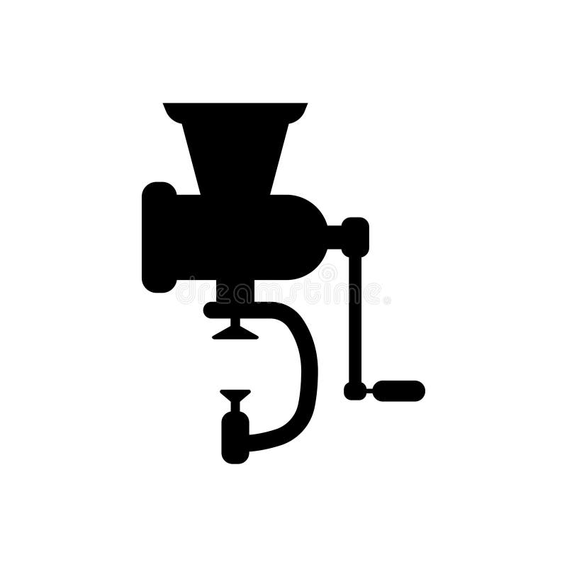 Manual Meat Grinder icon stock vector. Illustration of symbol - 321985603