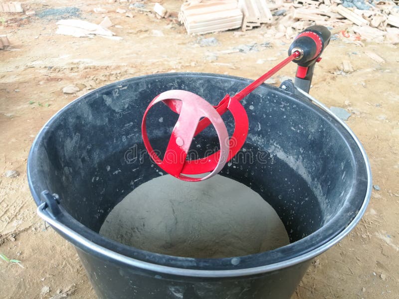 Manual Mixer Tool for Glue Mixing Stock Image - Image of preparation ...