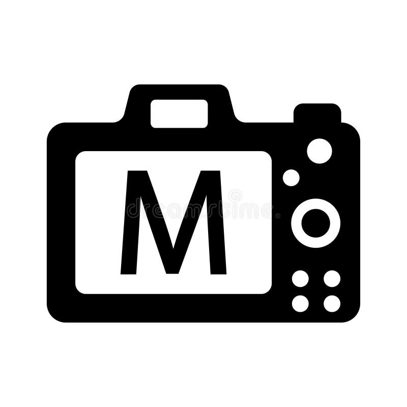 Manual Mode Icon stock vector. Illustration of icon - 291884789