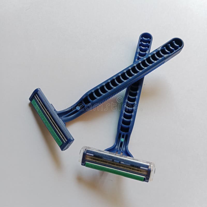 Manual Mustache Shaver Using a Razor Stock Image - Image of razor ...