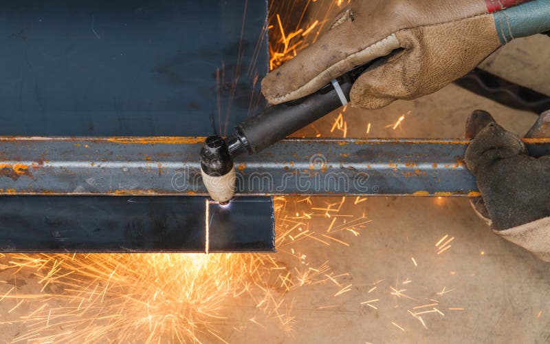 Manual Plasma Cutting Machine. Stock Photo - Image of manual, pliers ...