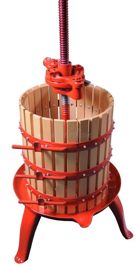 Manual Press for Wine Making. Stock Image - Image of equipment, manual ...