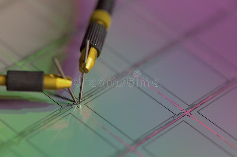 Manual Probe System with Needles for Test of Semiconductor on Silicon ...