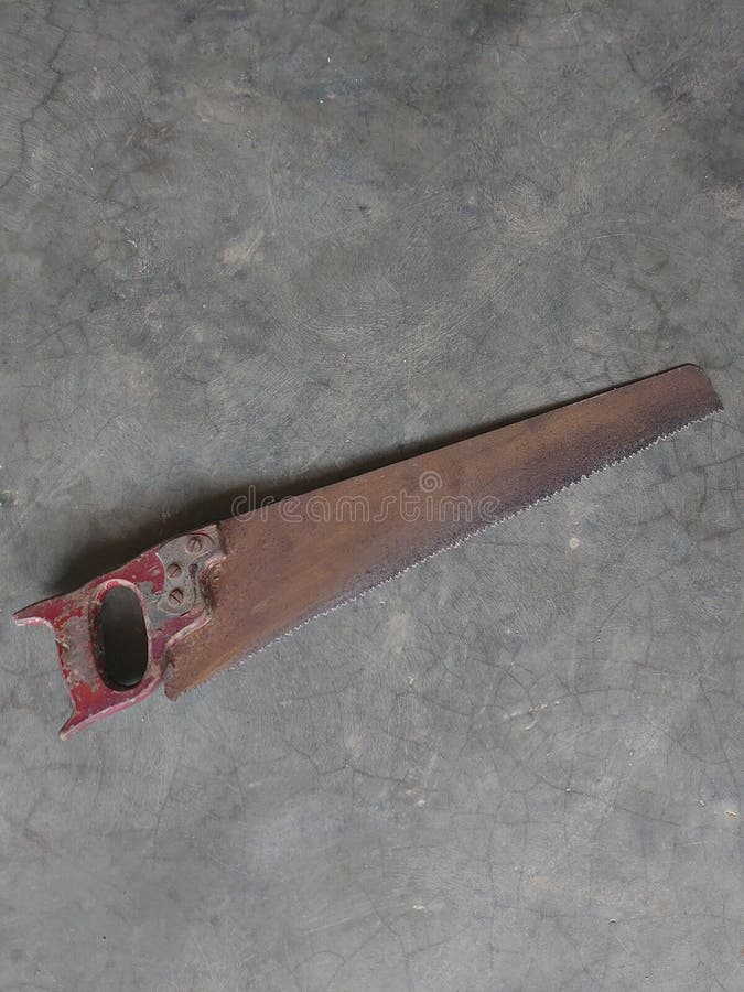The Manual Saw is Obsolete and Still in Use Stock Image - Image of tool ...