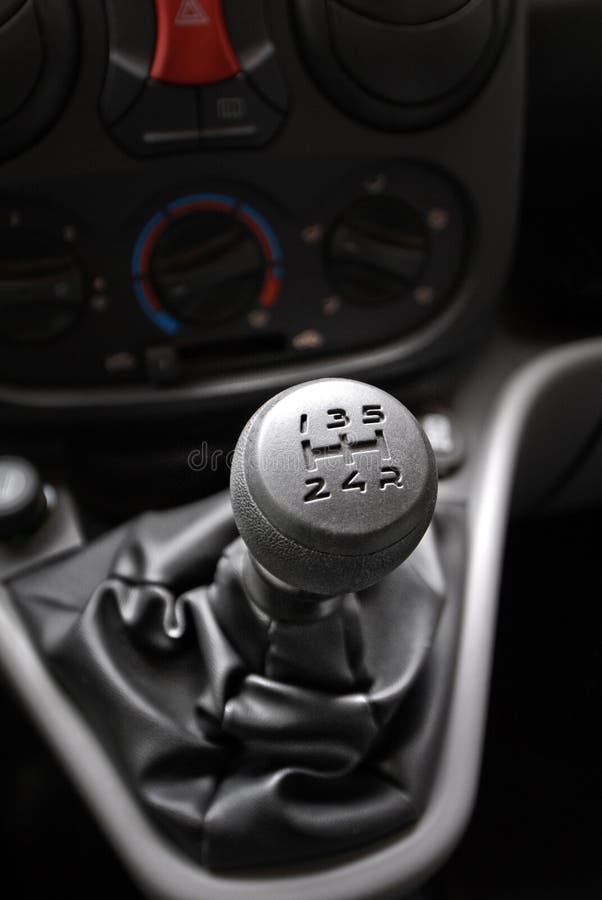 Six Speed Gear Shifter in Car Stock Image - Image of gate, macro: 2222275