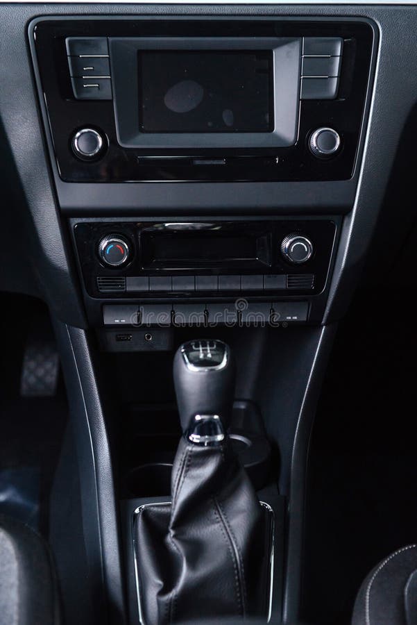 Manual Shift of Modern Car Gear Shifter Stock Photo - Image of inside ...