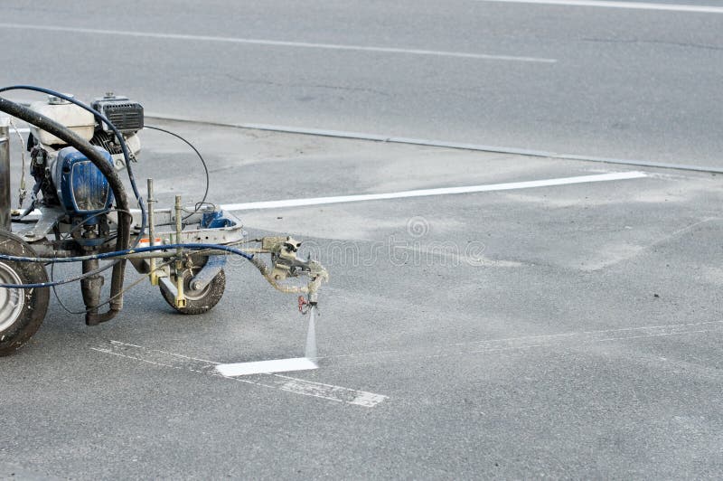 Manual Spray Marking Machine Stock Image - Image of occupation ...