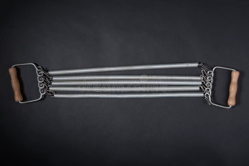 Metal Spring on White Background Stock Image - Image of engine, spear ...