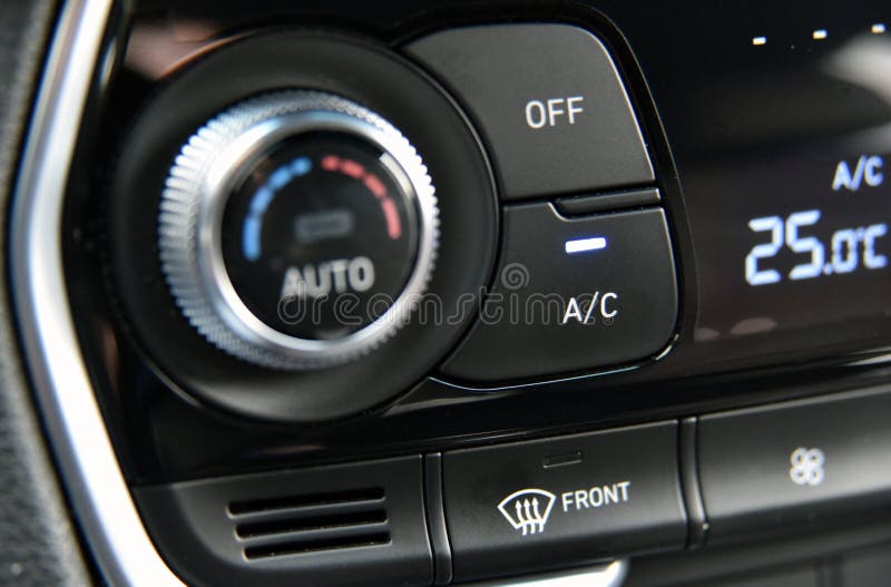 Switch for Heating and Cooling of the Seat Stock Image - Image of auto ...