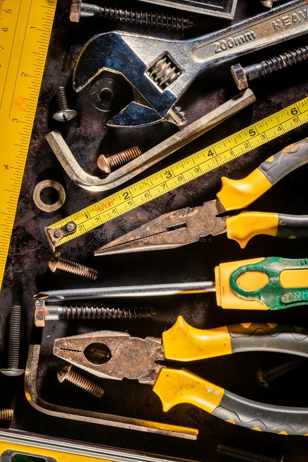 Old Manual Tools stock image. Image of brown, instrument - 25934499
