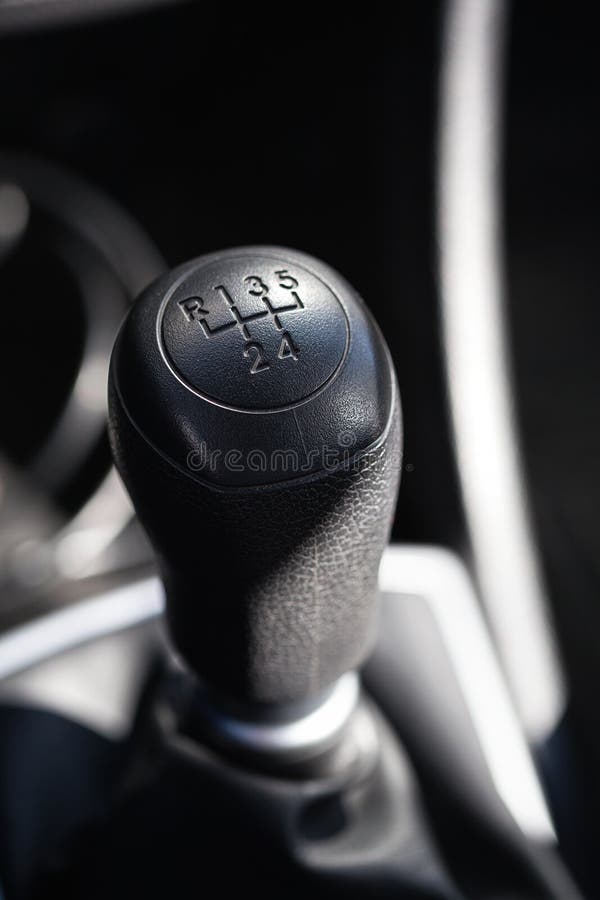 Manual Transmission in a Car Stock Image - Image of accelerate, leather ...