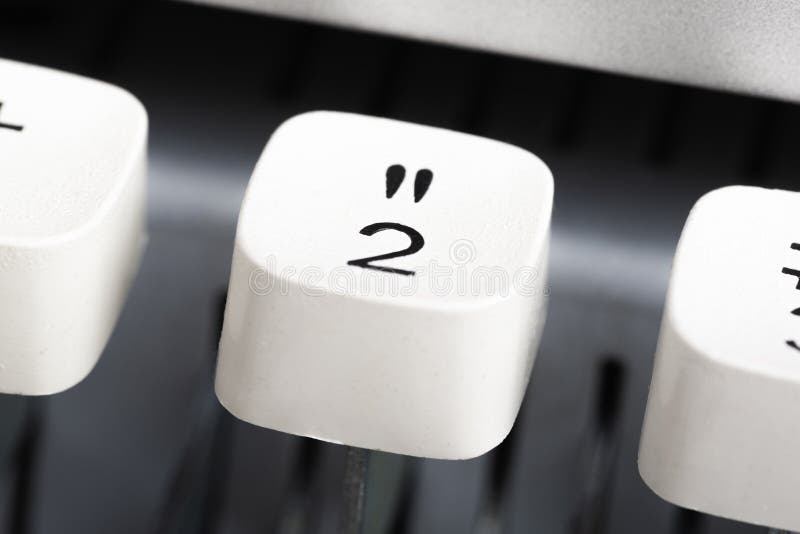 A Manual Typewriter Key stock photo. Image of strike - 173284952