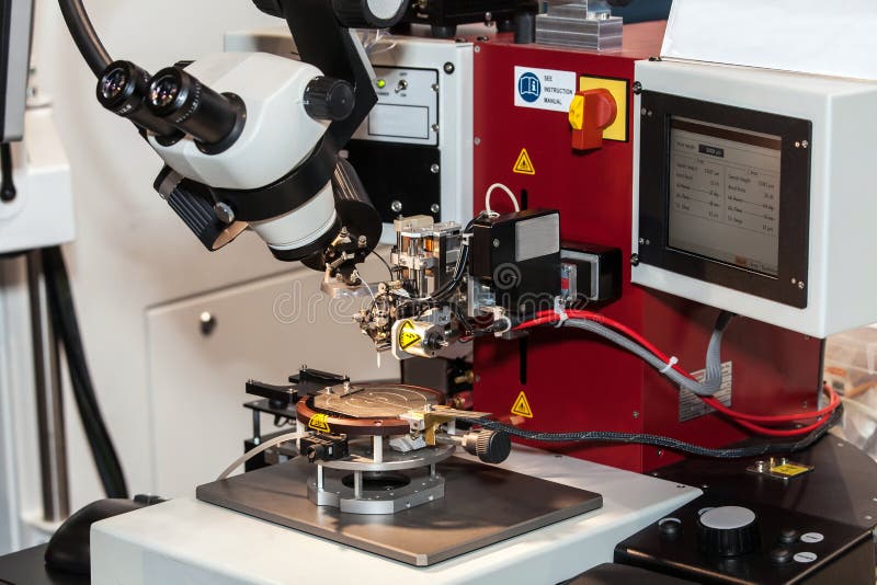 Manual Universal Wire Bonder Stock Photo - Image of programming, tool ...