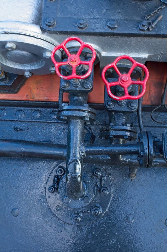 Manual valves. stock image. Image of valve, system, industrial - 314382751