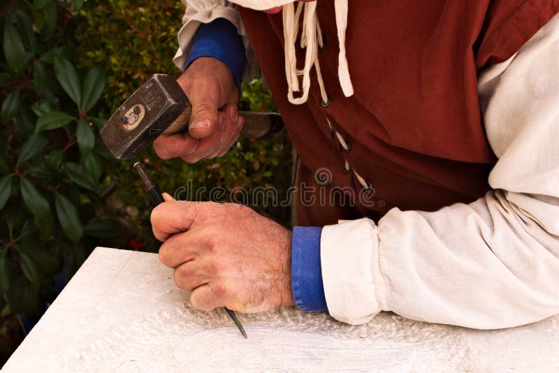 Manual Work , Craftsman , Sculptor Stock Photo - Image of finger ...