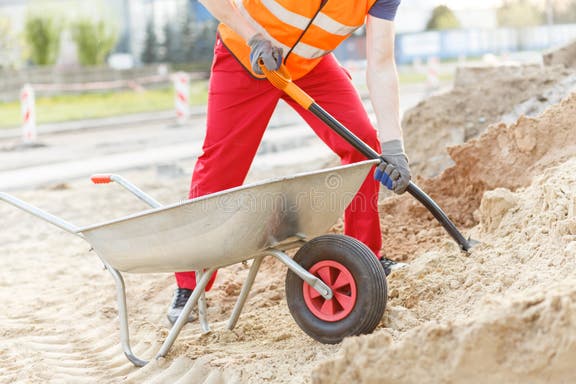 Manual worker digging stock photo. Image of caucasian - 67711406
