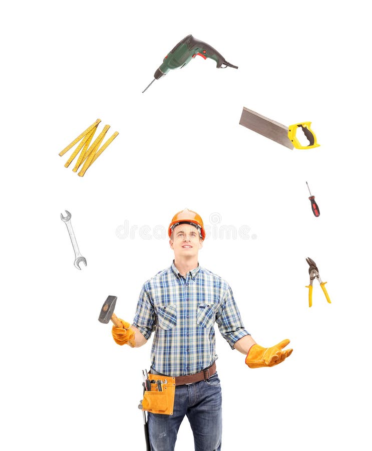 Manual Worker Juggling Tools Stock Photos - Free & Royalty-Free Stock ...