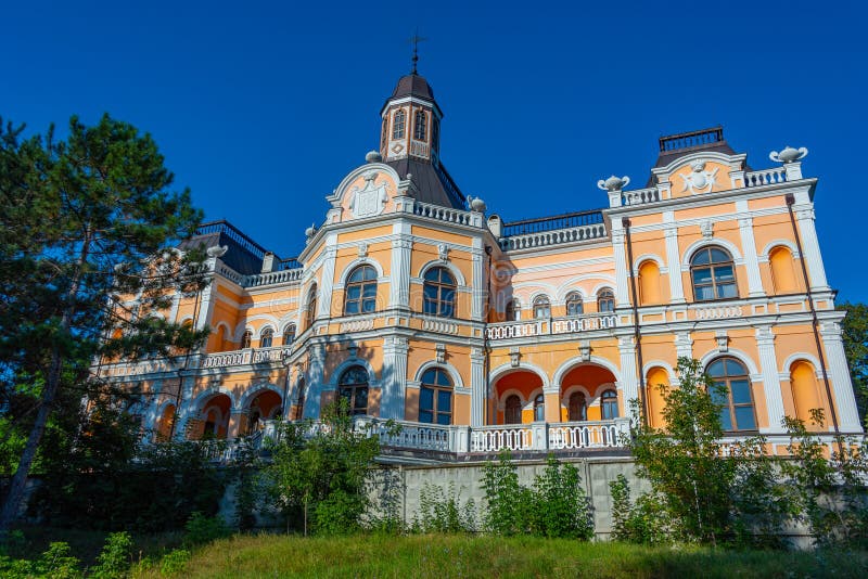 Manuc Bey Mansion at Hincesti in Moldova Stock Photo - Image of moldova ...