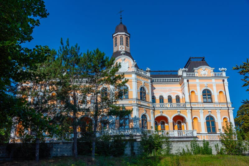Manuc Bey Mansion at Hincesti in Moldova Stock Image - Image of ...