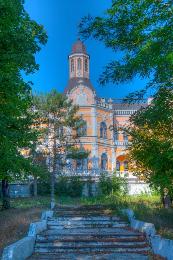Manuc Bey Mansion at Hincesti in Moldova Stock Image - Image of ...