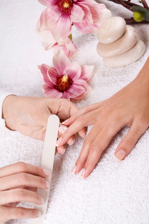Relaxing moments stock photo. Image of manicure, aromatherapy - 4212610