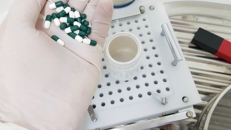 Manufacture of Capsules Prescription Stock Image - Image of painkiller ...