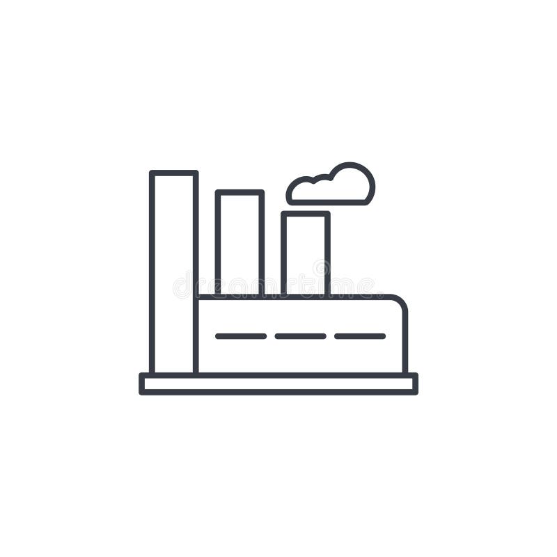 Building Thin Line Art Icon Stock Vector - Illustration of realestate ... Building Thin Line Art Icon Stock Vector - Illustration of realestate ...