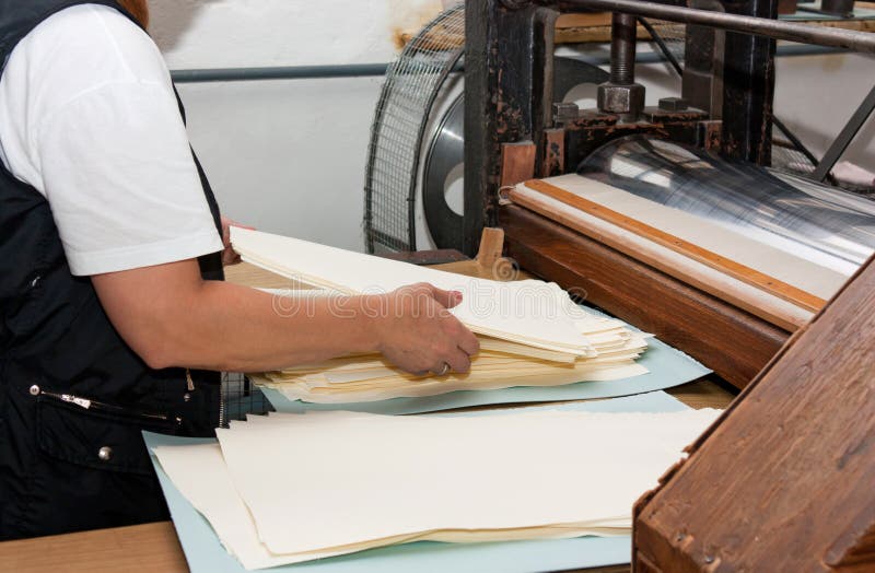 Drying Barks for Traditional Paper Making Stock Photo - Image of barks ...