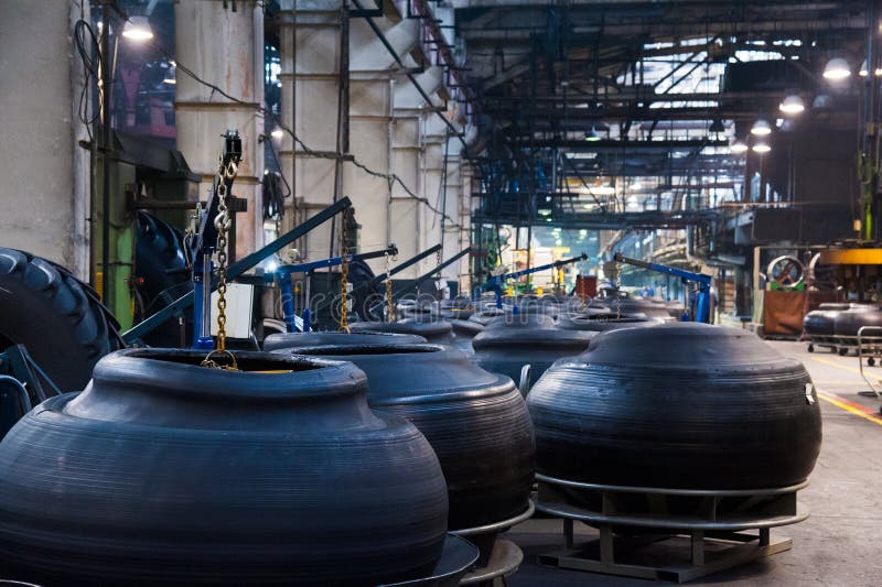 Manufacture of tires stock photo. Image of machine, production - 126740222
