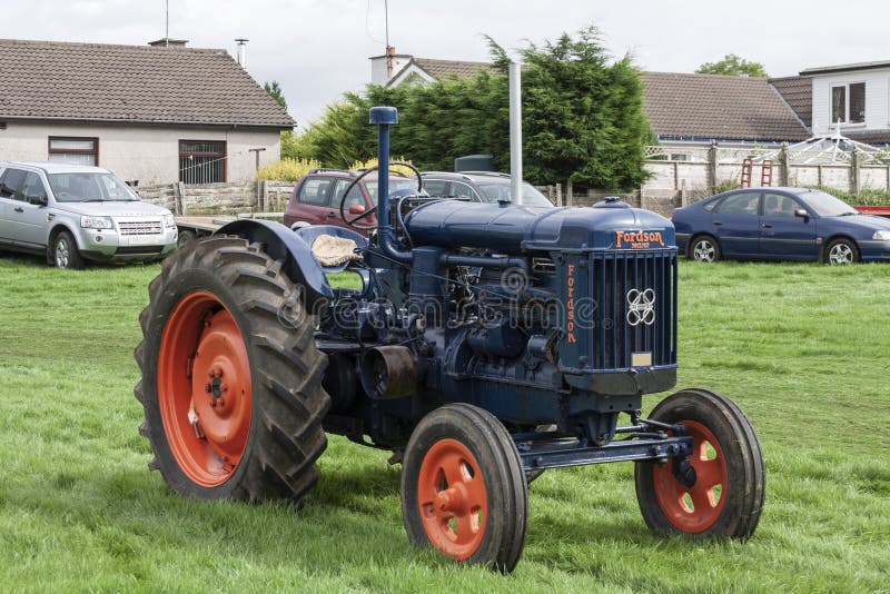 Fordson Major E27N Tractor Restored Stock Image - Image of fordson ...
