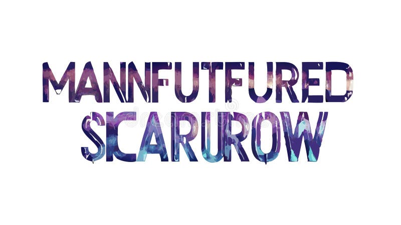 MANUFACTURED SCARECROW Typography, Rustic Farm Theme, Vector Design ...