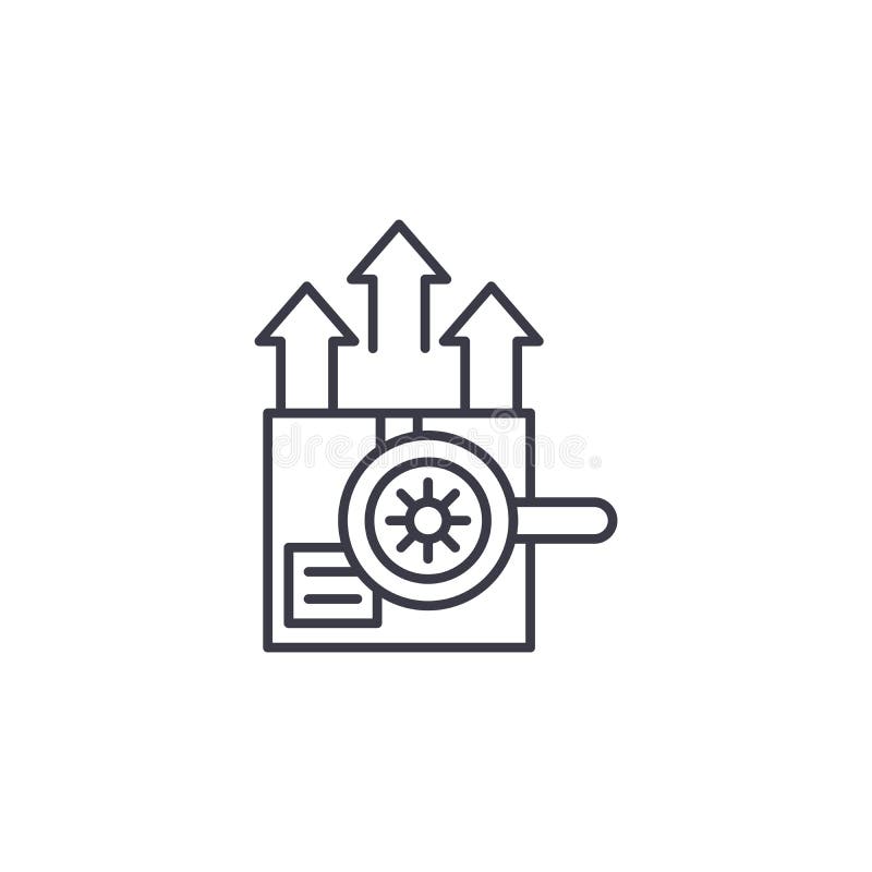 Manufacturing Analytics Linear Icon Concept. Manufacturing Analytics ... Manufacturing Analytics Linear Icon Concept. Manufacturing Analytics ...