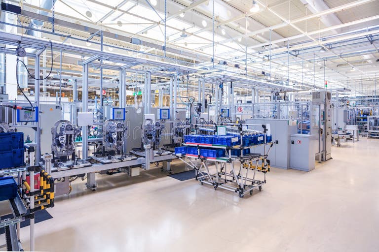 Manufacturing of Car Engine Stock Photo - Image of automobile, factory ...