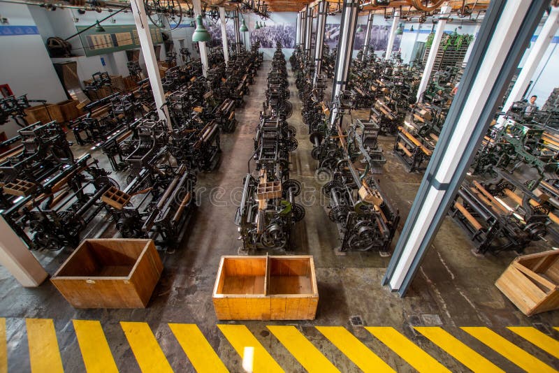 Manufacturing Company with Modern Machines Stock Photo - Image of ...