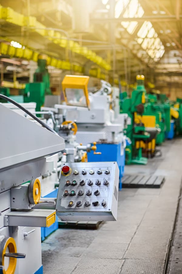 Manufacturing Concepts. Main Control Unit of Machine Assembling ...