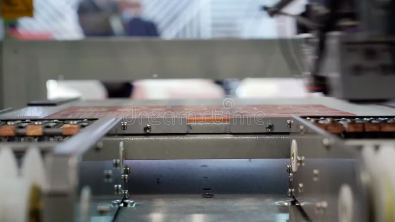 Manufacturing of Electronic Components in Production. Stock Video ...