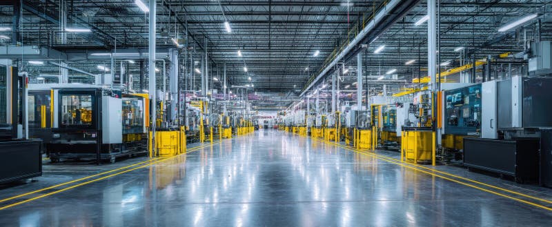 The Manufacturing Facility Featuring Advanced Machinery and Streamlined ...