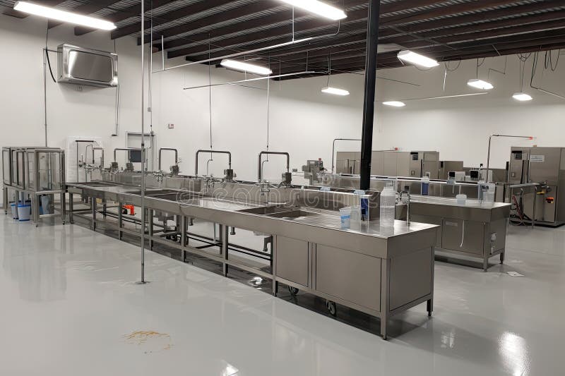 Manufacturing Facility with Fully Operational Dishwashing and ...