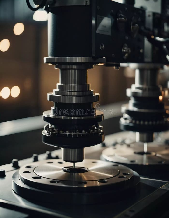 A Manufacturing Facility Showcases Advanced Milling Processes with a ...