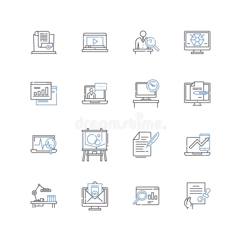 Manufacturing Framework Line Icons Collection. Assembly, Automation ... Manufacturing Framework Line Icons Collection. Assembly, Automation ...